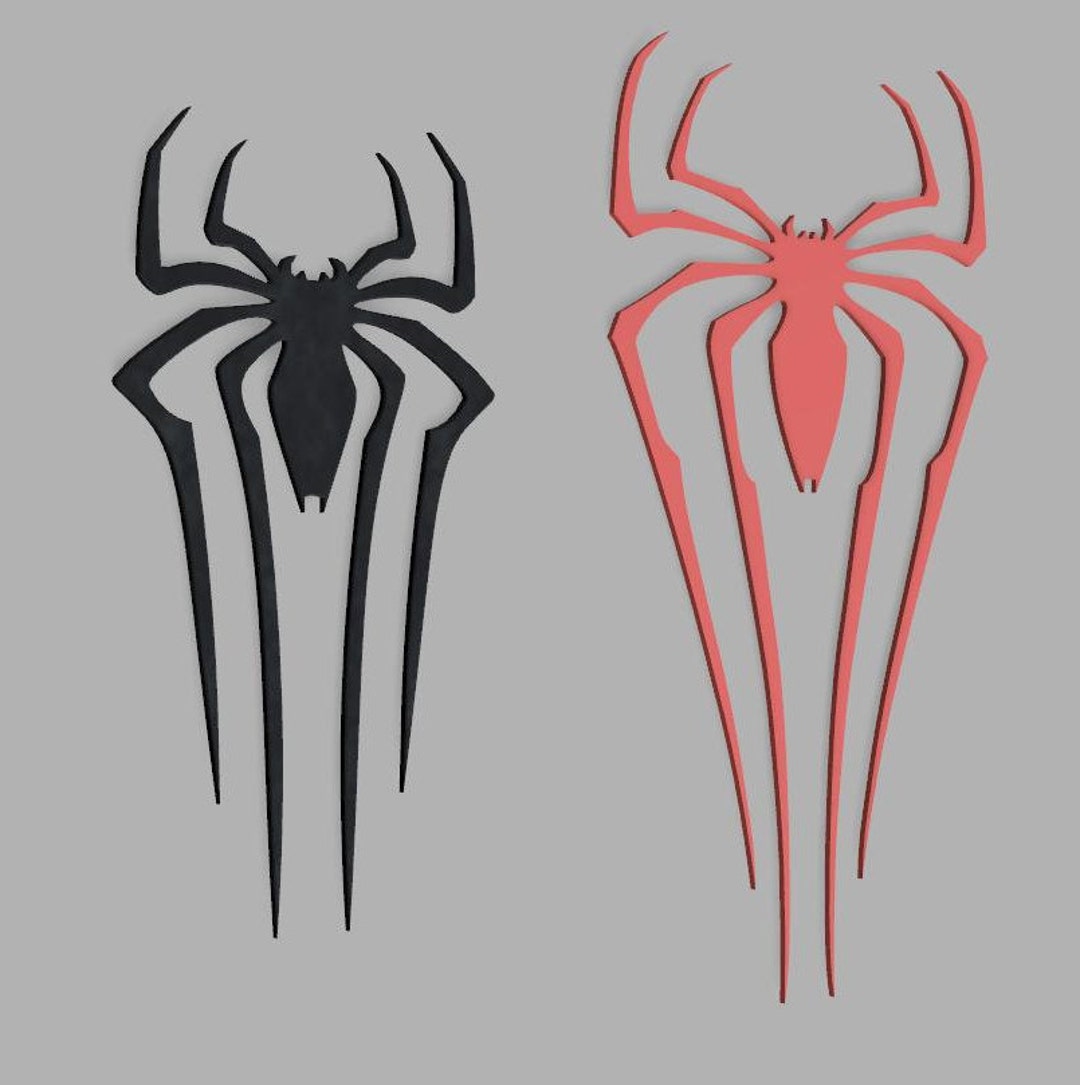 Amazing Spider-man Front & Back Emblem 3D File - Etsy