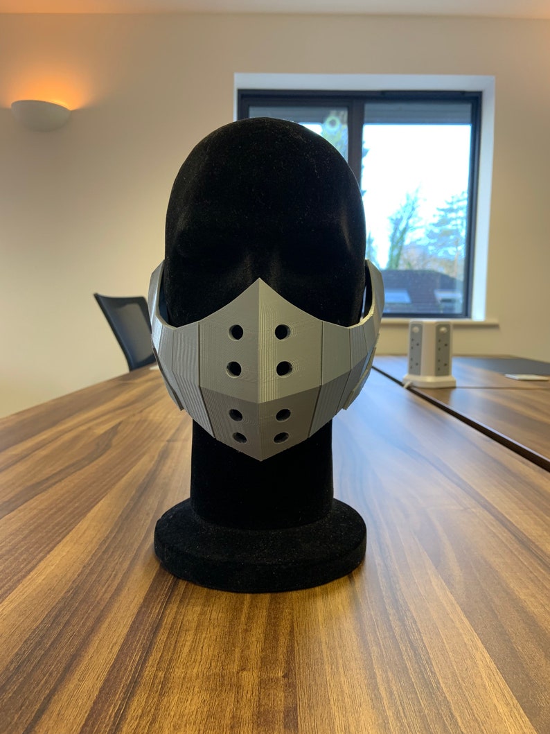 MHA Deku Stealth Mask Raw 3d Print - Etsy