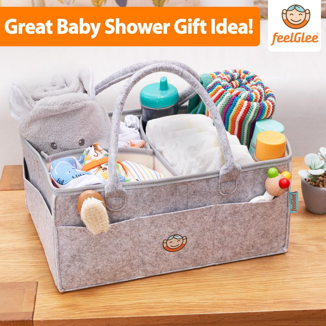 Baby Nappy Caddy Nursery Storage Wipes Bag Diaper Organizer Container ...