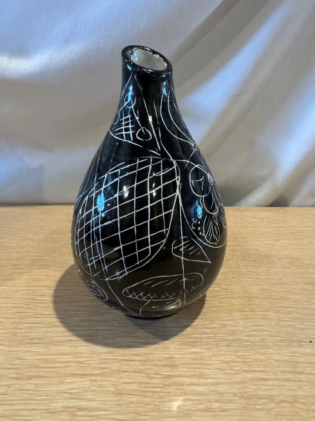 Vintage MCM Handmade Italian 7” Vase Made by CAF for RAYMOR - Etsy