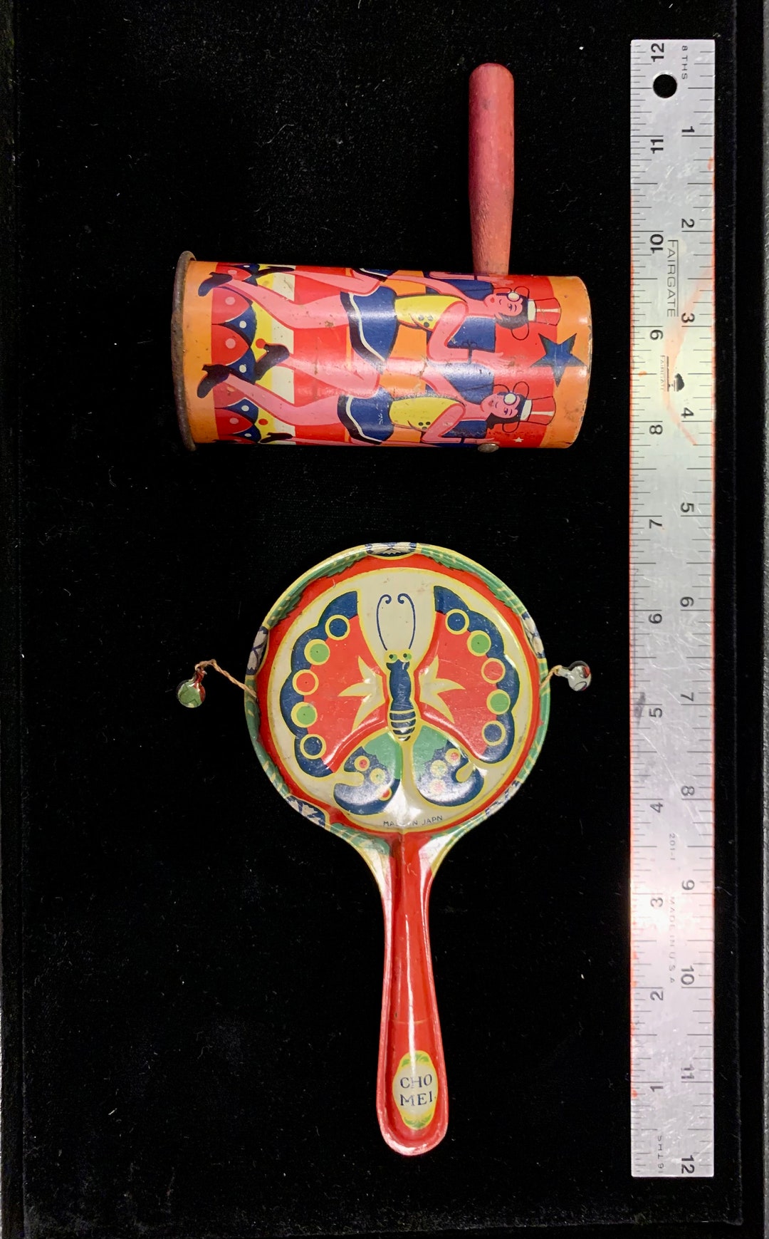 Vintage Japanese Noisemakers: Pre-wwii Ratchet & Rattle Pair - Etsy