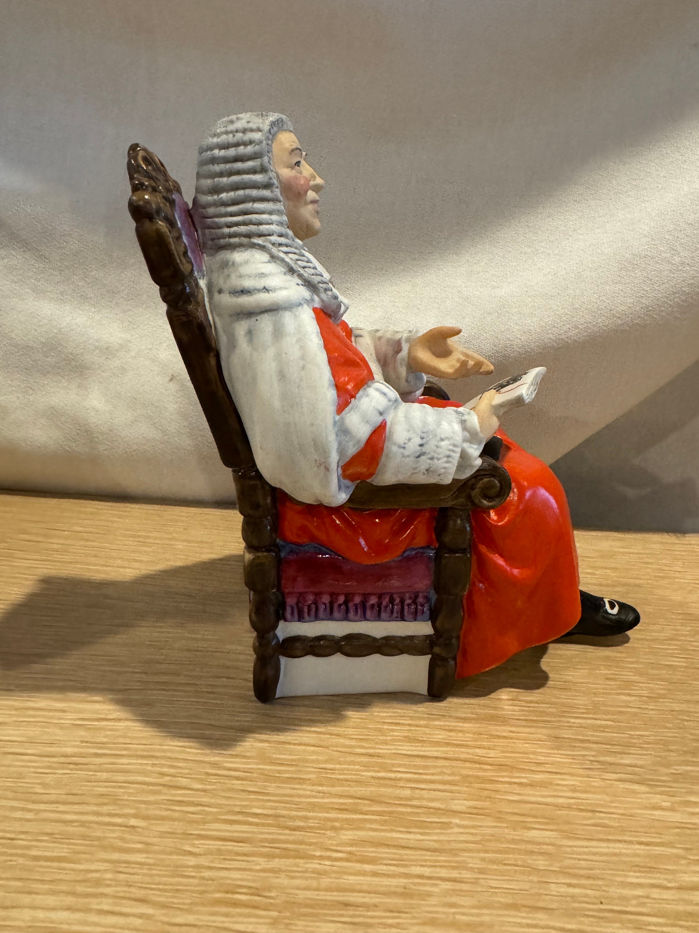 Royal Doulton MATTE Figurine judge HN2443 Matt Finish Circa 1970 Free ...