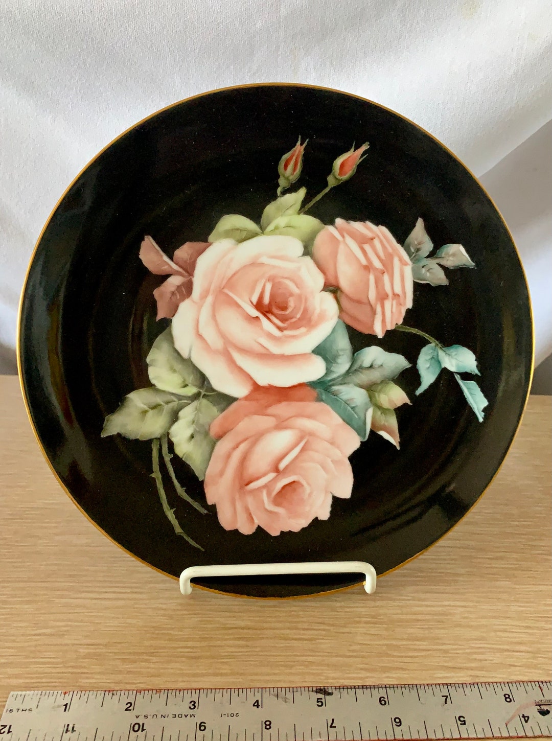 Beautiful Handpainted Roses on International Porcelain Art Painters ...