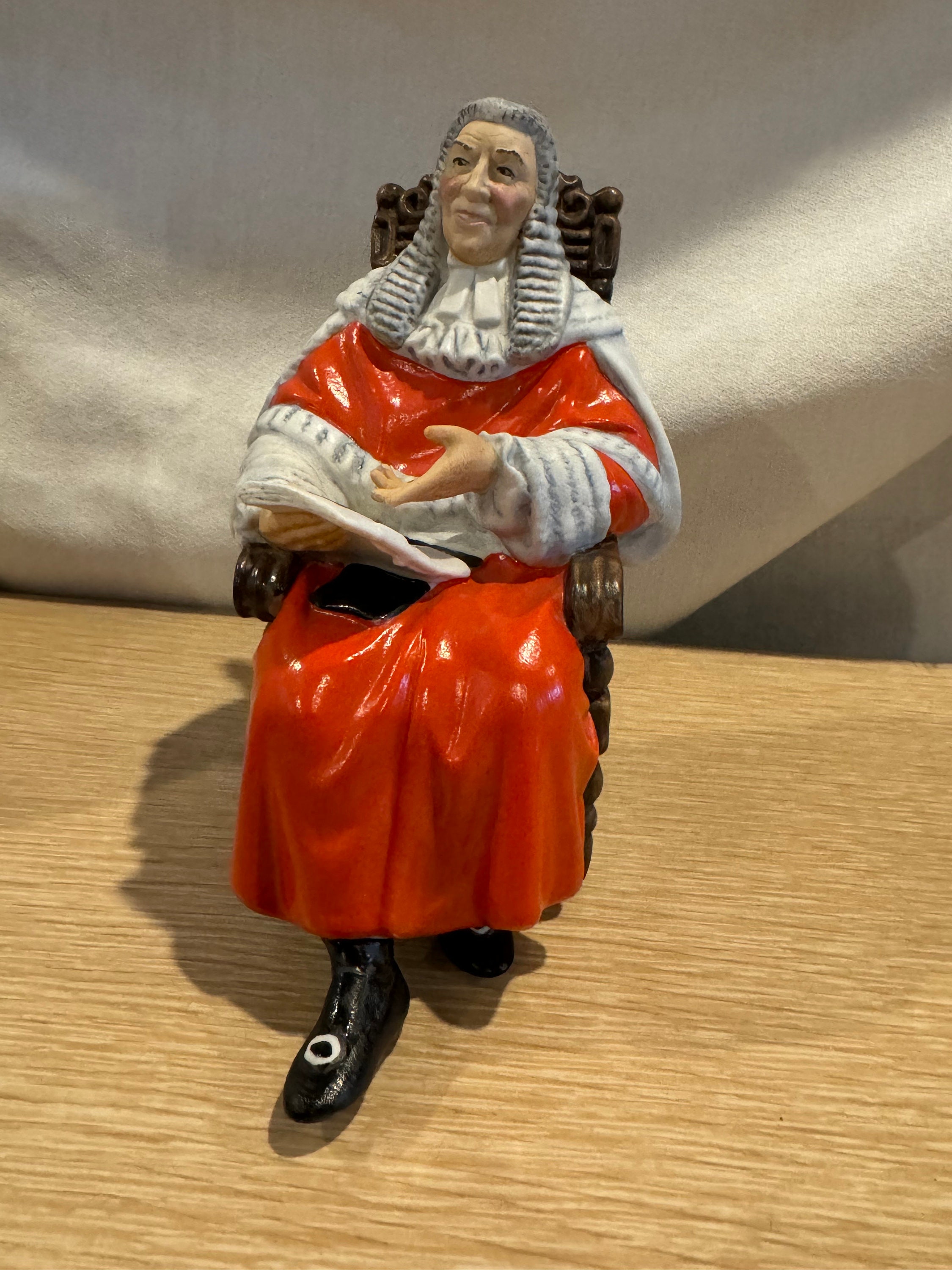 Royal Doulton MATTE Figurine judge HN2443 Matt Finish Circa 1970 Free ...