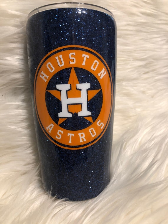 Custom Houston Astros Glitter/painted Tumbler - Etsy