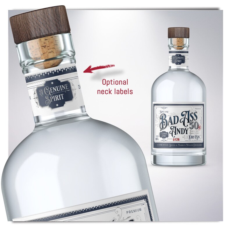 Personalised Gin Label Gift Idea // Your Own Original Gin - Etsy