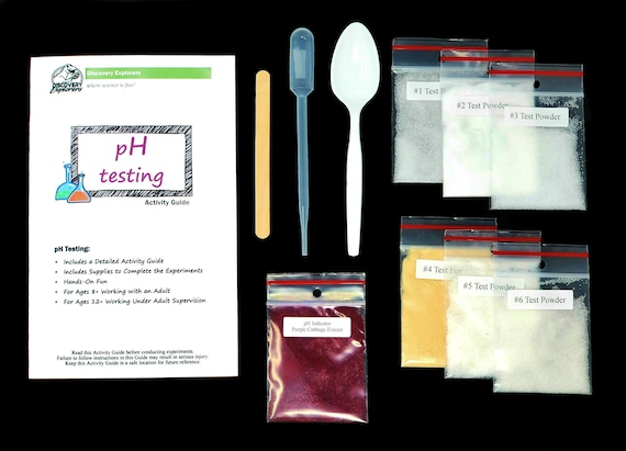 DIY pH Testing Acids/Bases Chemistry Kit for Kids STEM Kit | Etsy