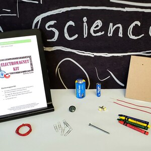 DIY Electromagnet STEM Engineering Electricity at Home Kit for Kids - Etsy