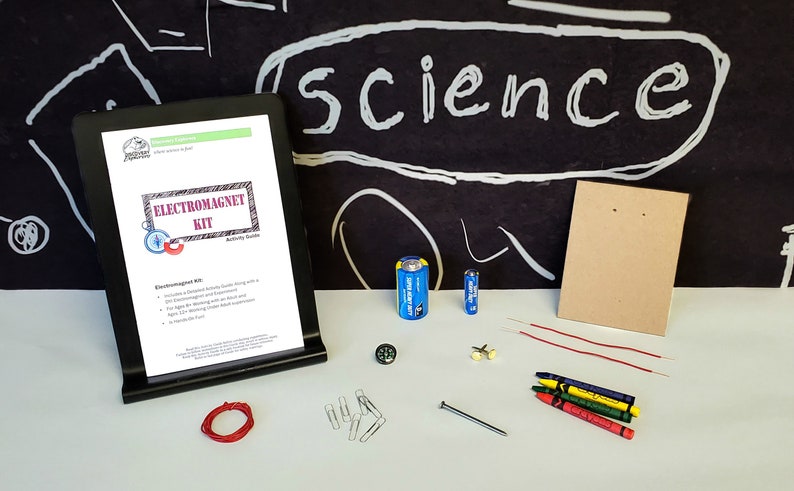 DIY Electromagnet STEM Engineering Electricity at Home Kit for Kids - Etsy