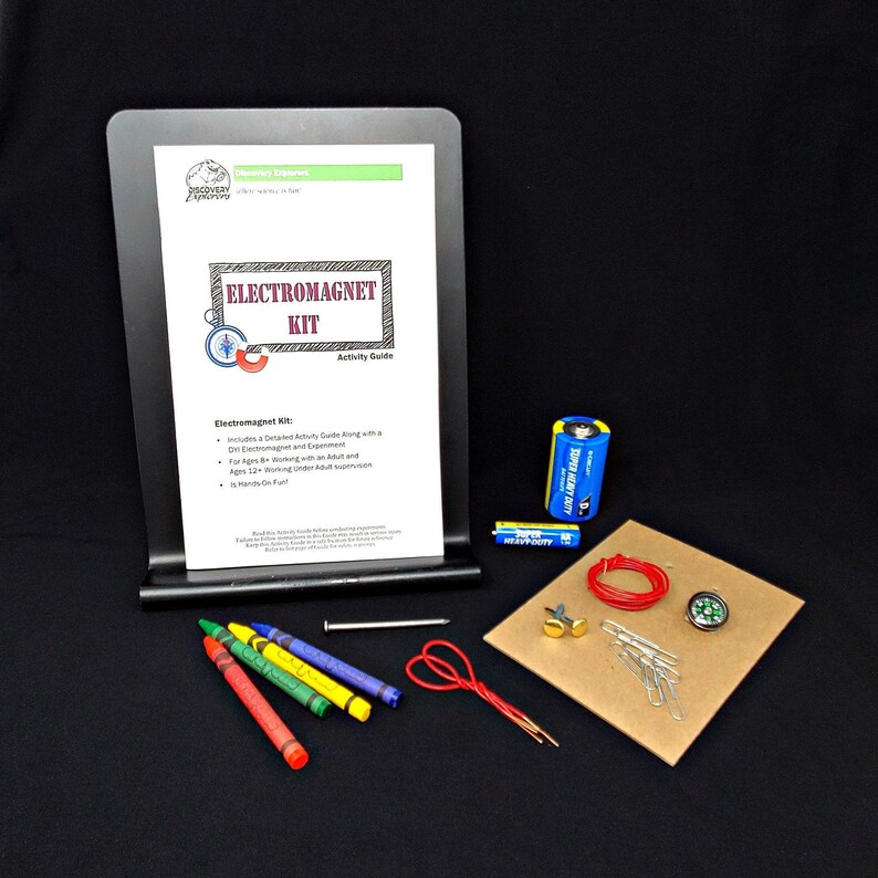 DIY Electromagnet STEM Engineering Electricity at Home Kit for Kids - Etsy