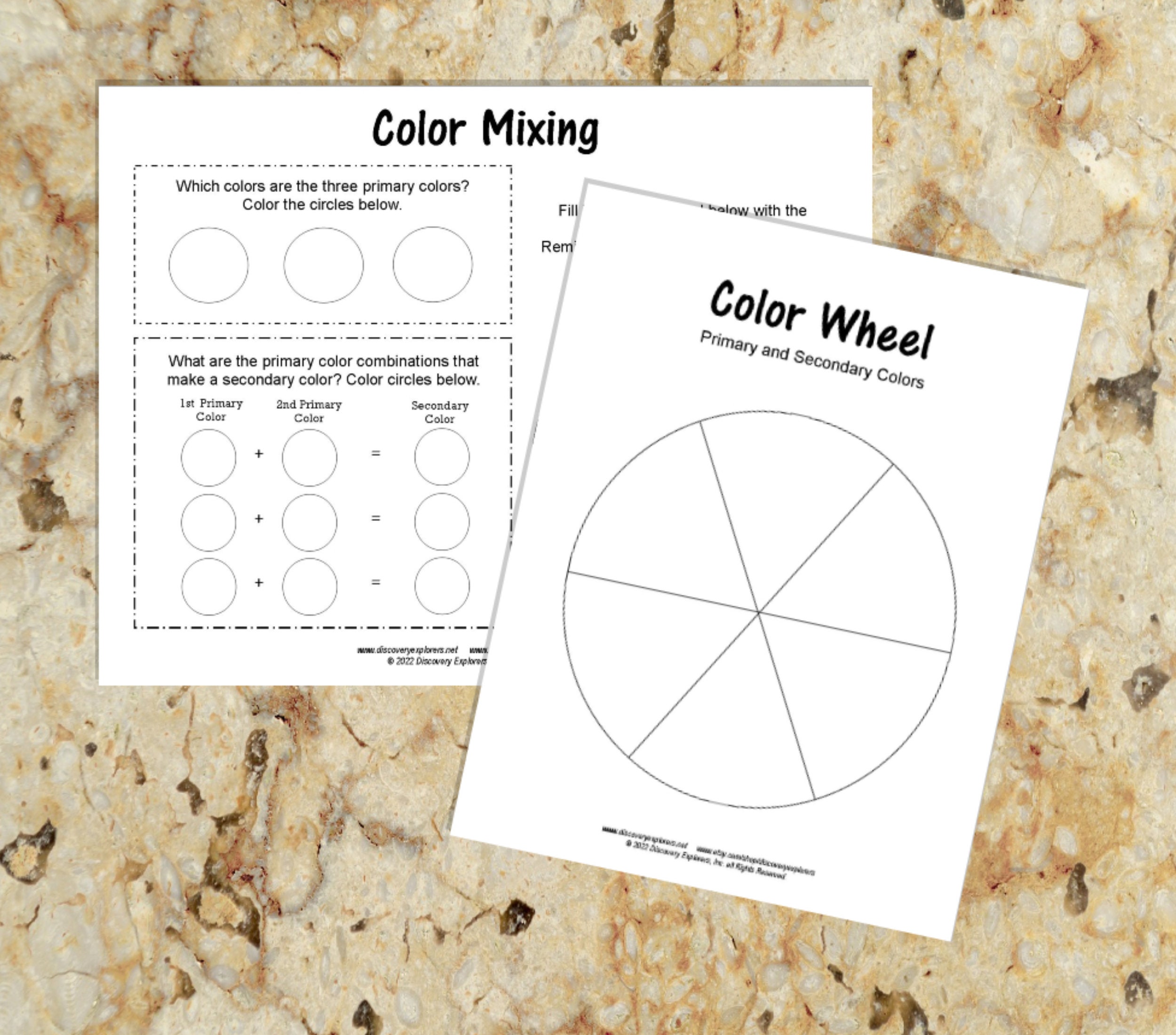 Preschool Color Mixing Digital Download - Etsy