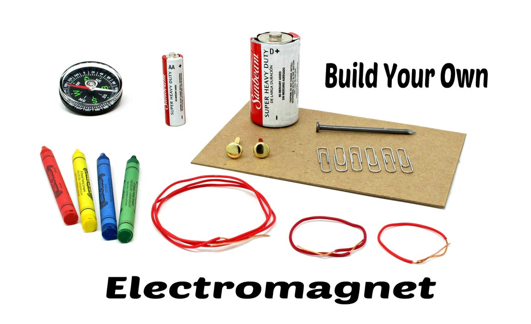 DIY Electromagnet STEM Engineering Electricity at Home Kit for Kids - Etsy