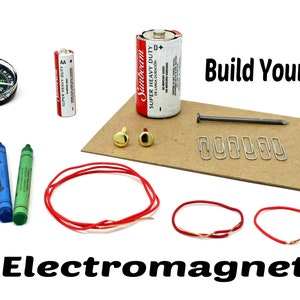 DIY Electromagnet STEM Engineering Electricity at Home Kit for Kids - Etsy