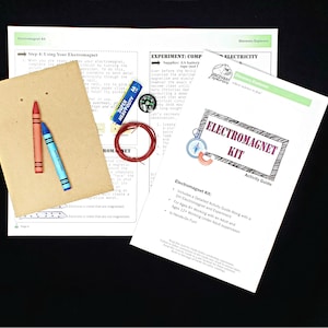 DIY Electromagnet STEM Engineering Electricity at Home Kit for Kids - Etsy