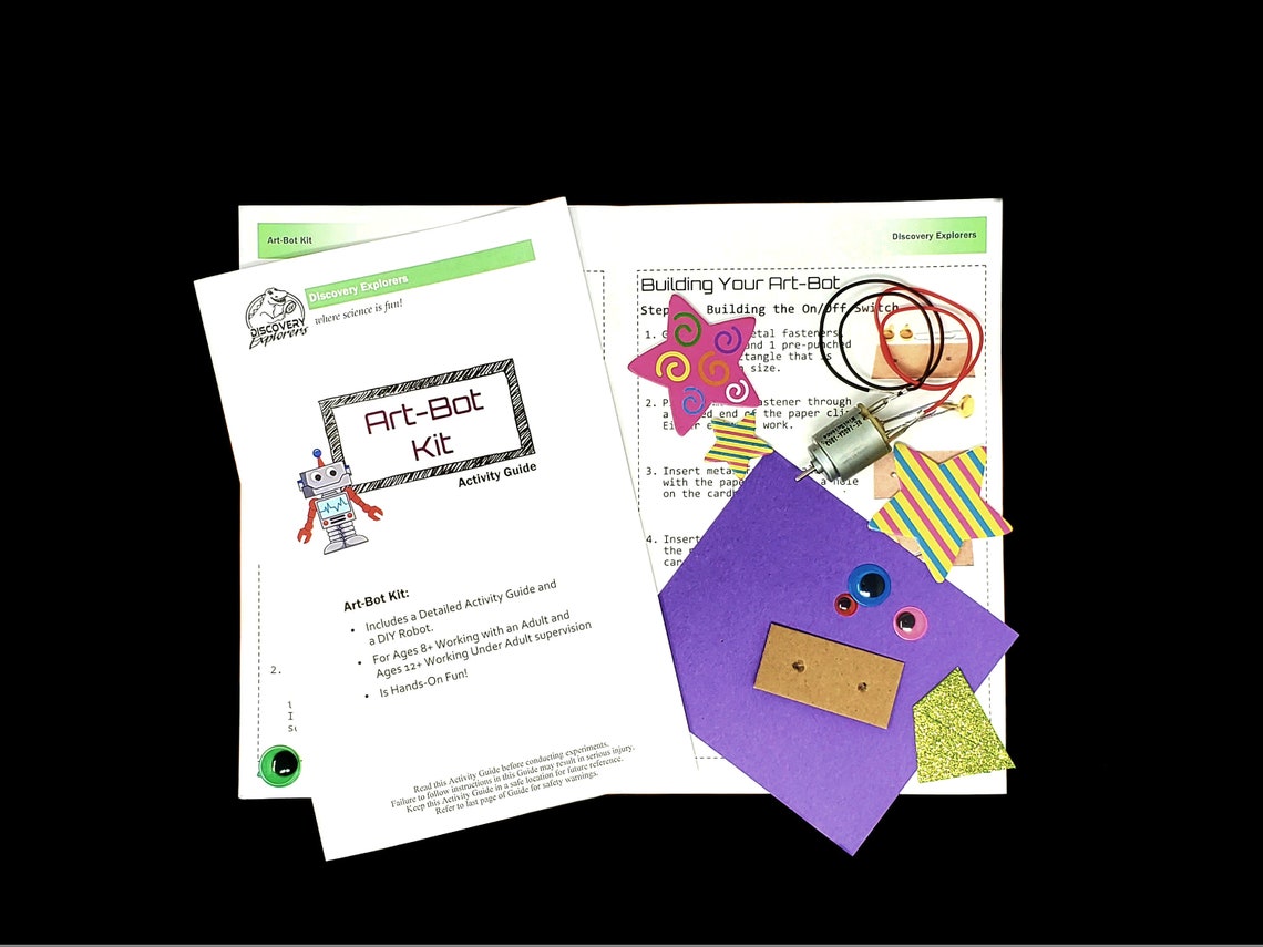 At Home Art Bot Electrical Engineering Kit for Kids STEM Kit - Etsy