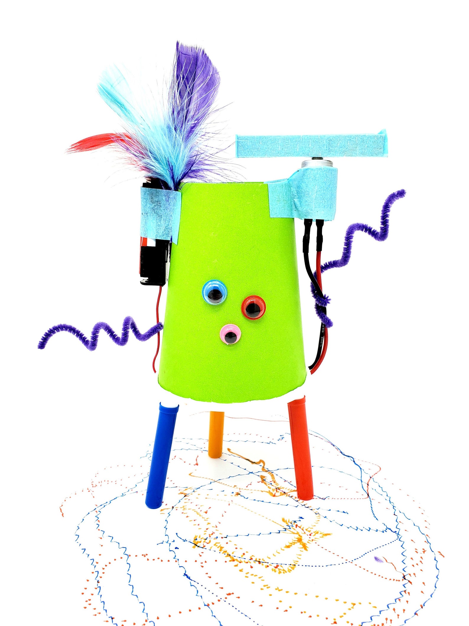 At Home Art Bot, Electrical Engineering Kit for Kids, STEM Kit Robot - Etsy