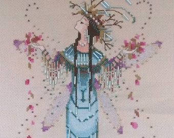 Made to Order! Nora Corbett "the Raven Queen" Cross Stitch Fairy ...