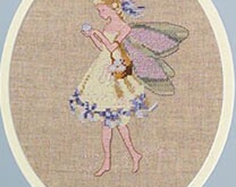 Made to Order! Nora Corbett "halloween Fairy" Finished Cross Stitch ...