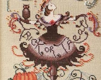Made to Order! Nora Corbett "the Raven Queen" Cross Stitch Fairy ...