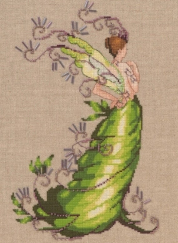 Made to Order poison Ivy Finished Cross Stitch by - Etsy