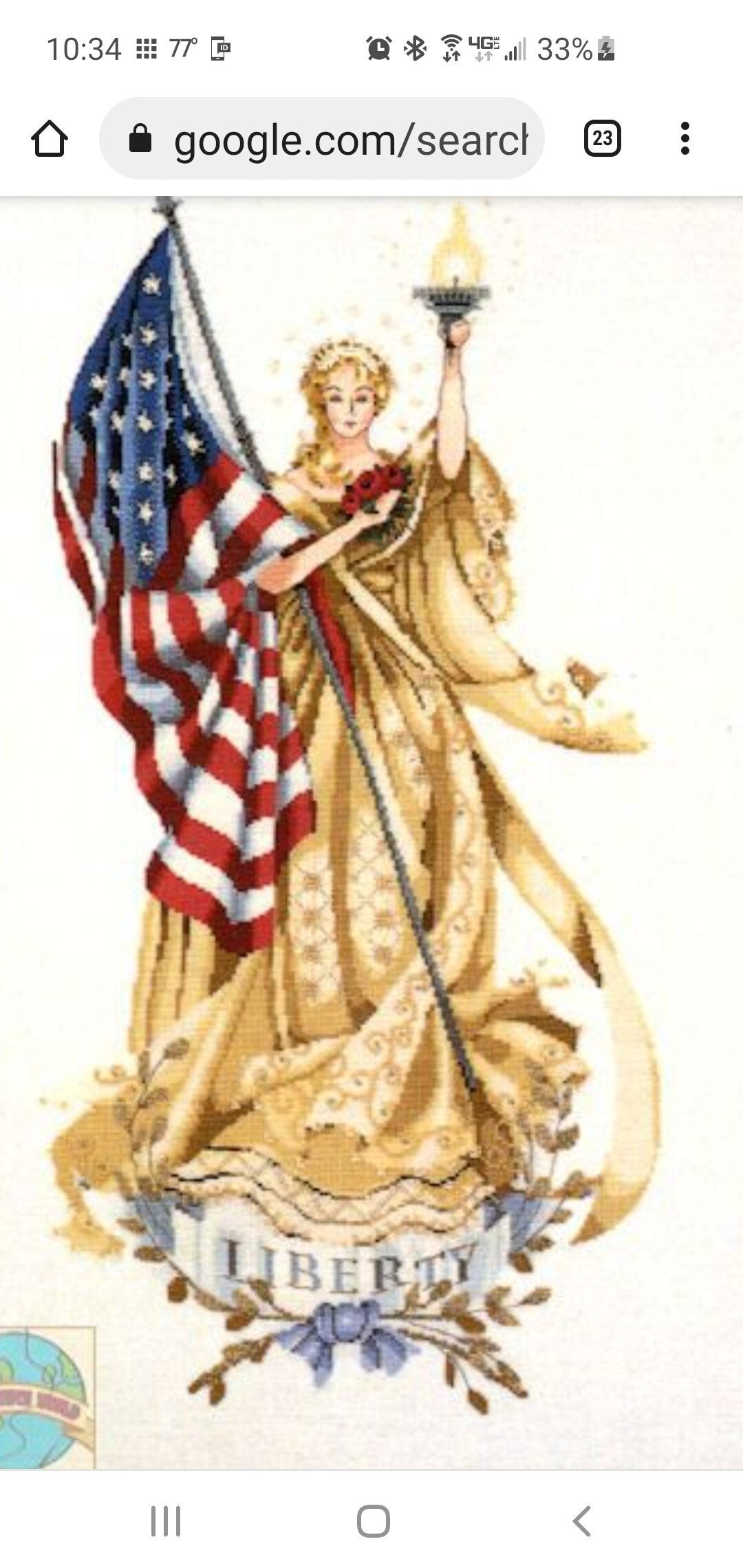 Made to Order! Nora Corbett "lady of the Flag" Mirabilia. Finished ...