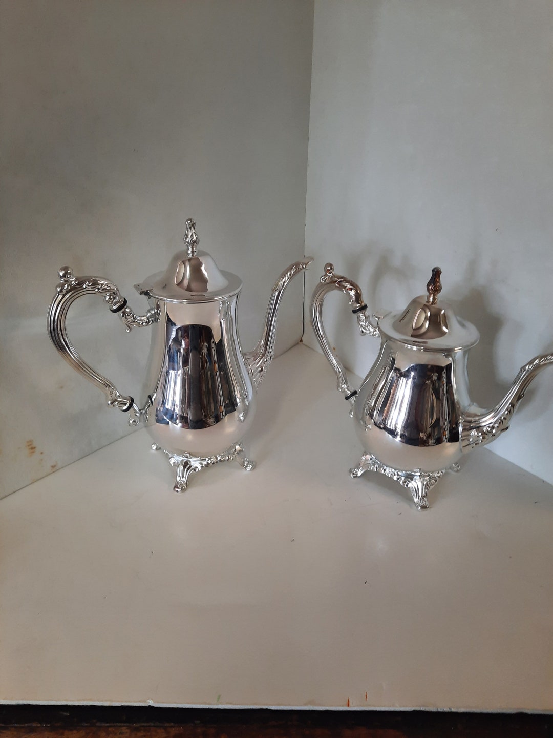 Oneida Silver Coffee and Tea Pot - Etsy