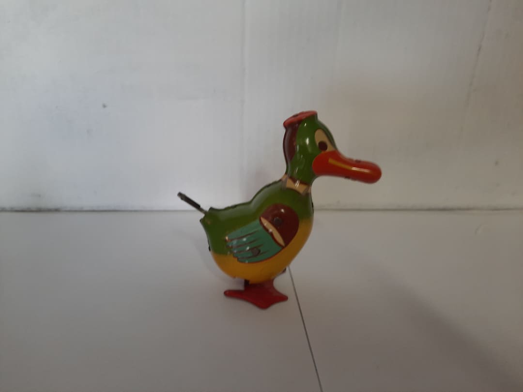 Germany US Zone Tin Toy Duck - Etsy