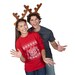 Cute Stuffed Deluxe Reindeer Antlers Headband Costume - Etsy