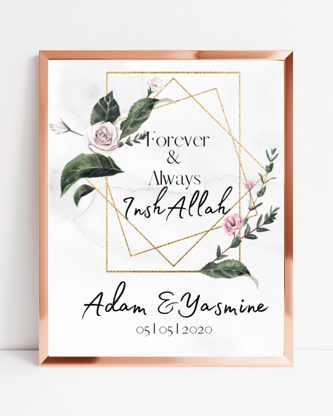 Muslim Customized Wedding Nikah Gift Islamic Wedding - Etsy