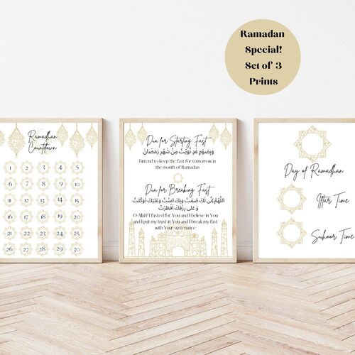 Ramadan Countdown to Eid Chart Printable - Etsy