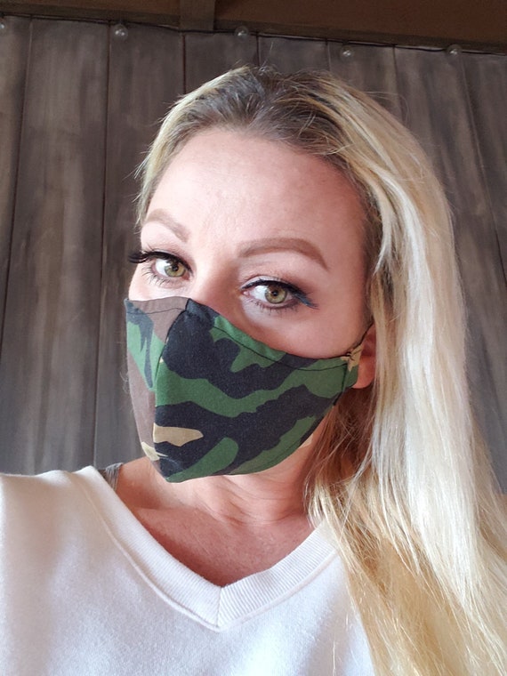 Woodland Camo Face Mask Disruptive Pattern Camo DPM Fabric | Etsy
