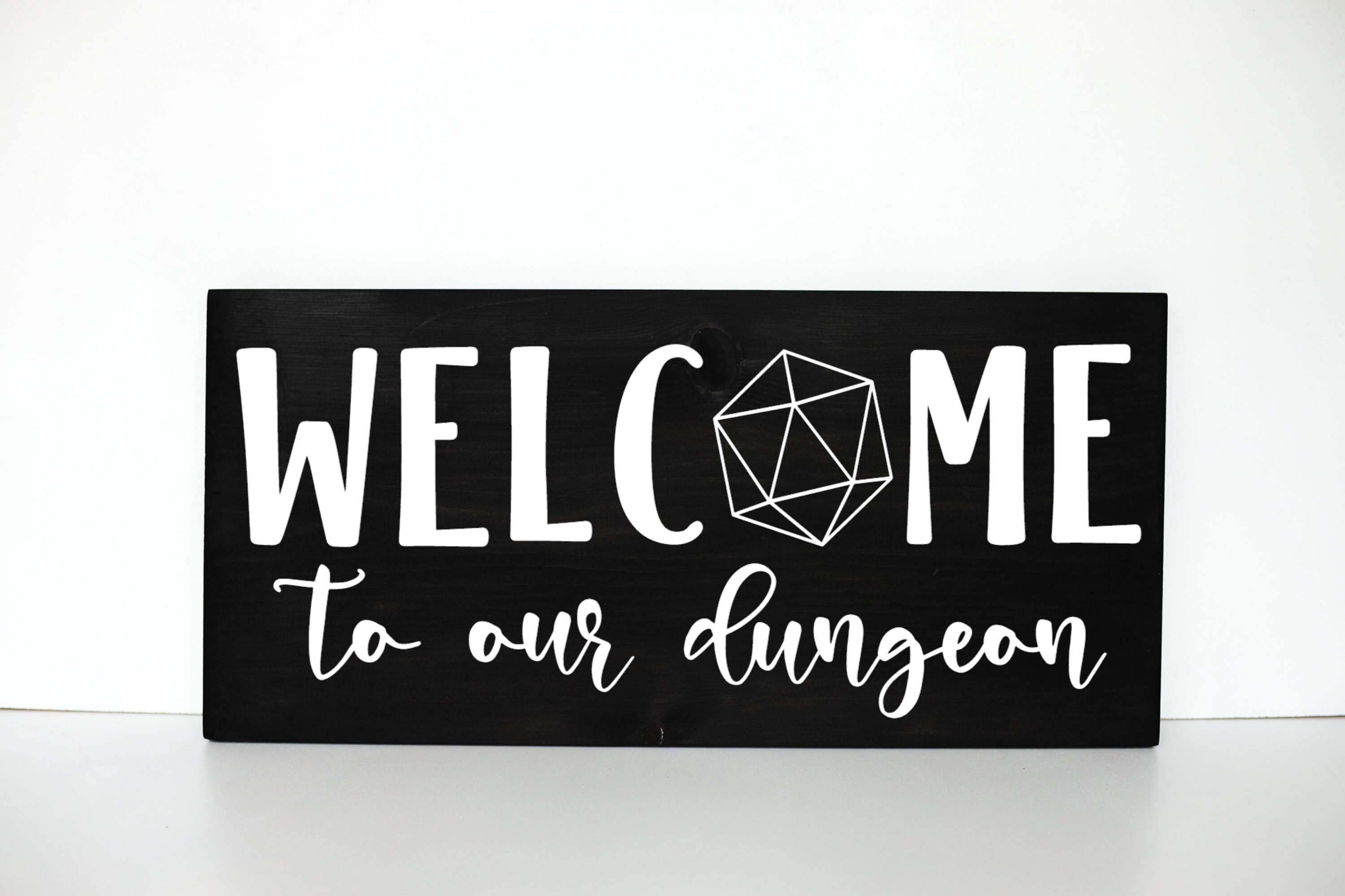 Welcome to Our Dungeon Sign D20 DND Gift for DM DND Wall - Etsy