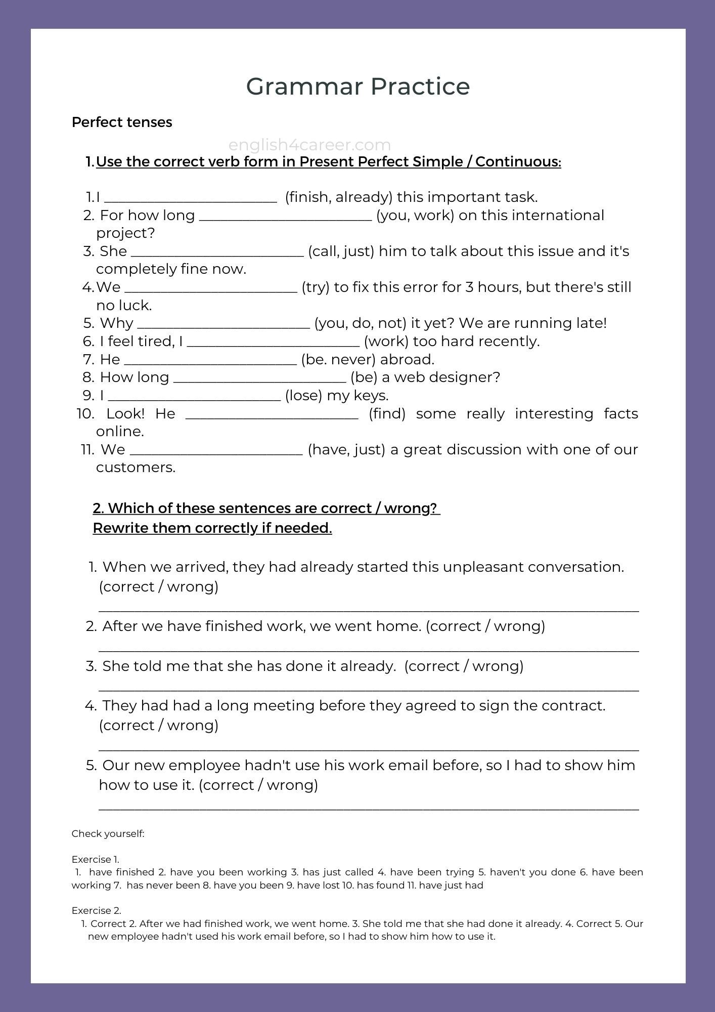 English for IT: Self-study PDF Workbook | Notebook for IT Specialists ...