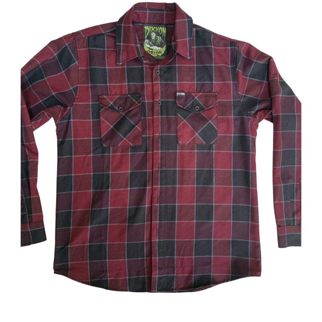 Limited Edition Dixxon Plaid Flannel ORLOK Mens Large OG Preowned - Etsy