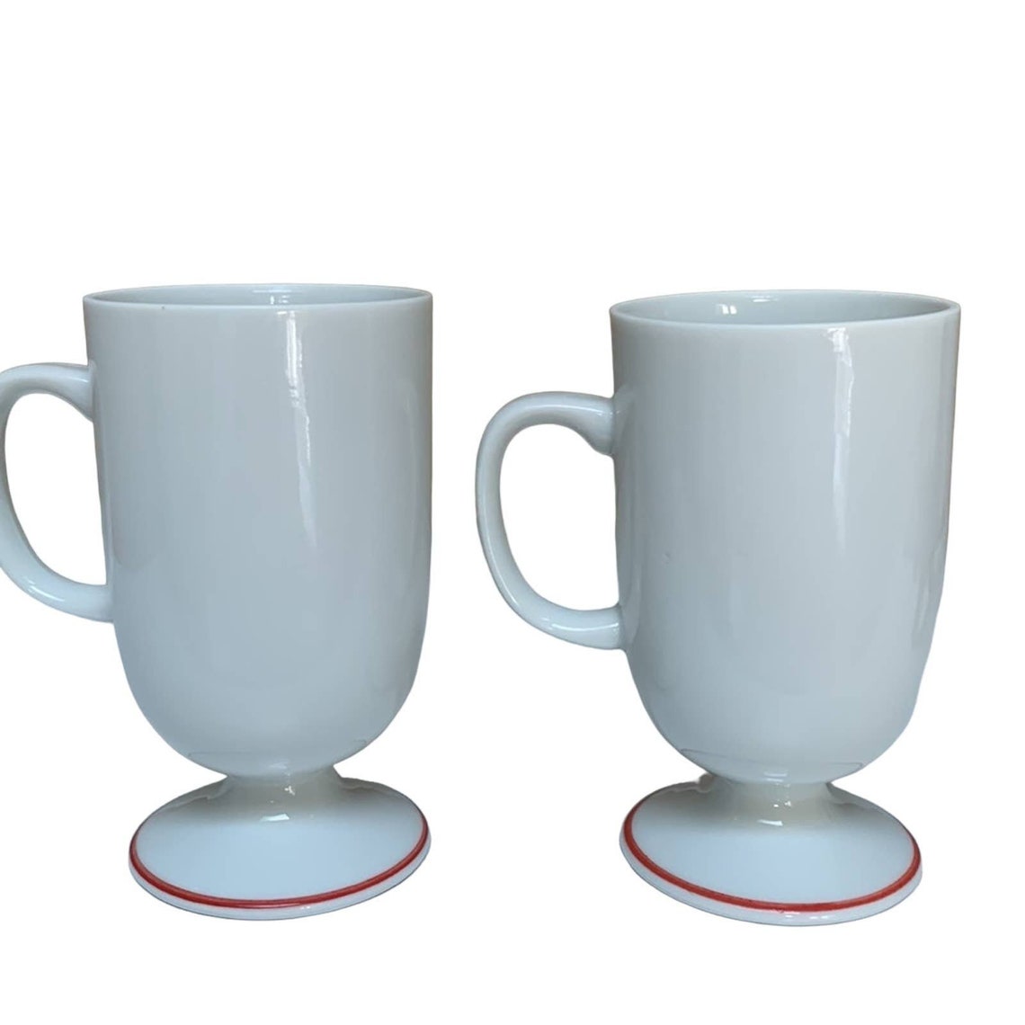 Vintage Set of 2 Beautiful Cardinal Footed Mugs Made in Japan - Etsy