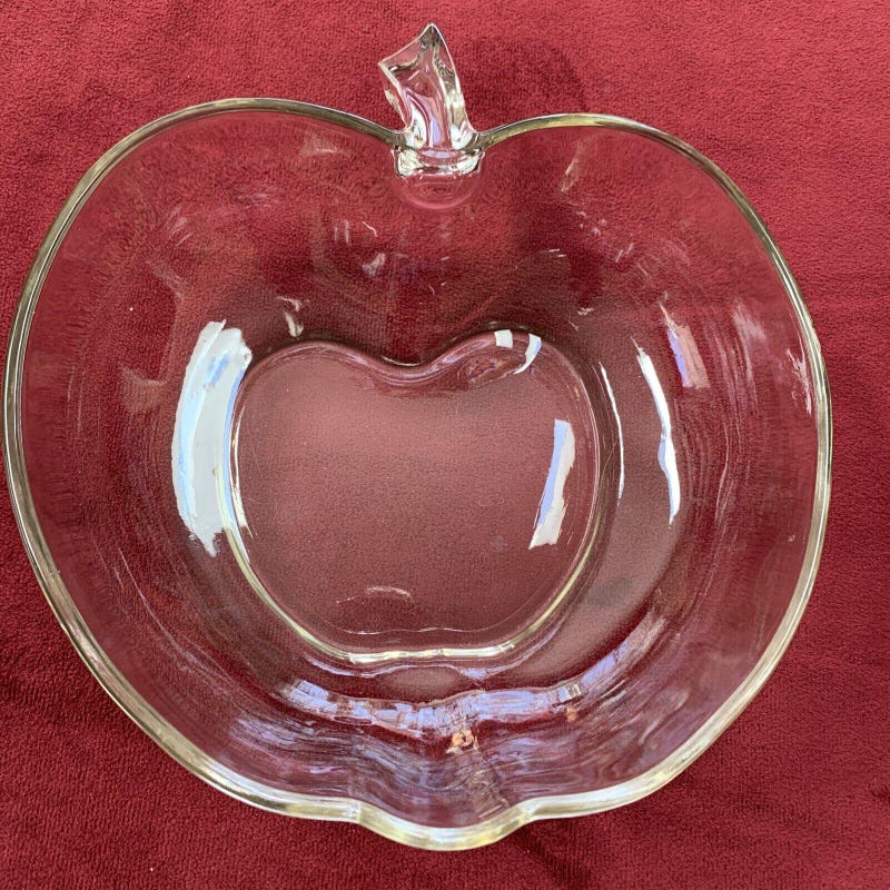 Apple Shaped Bowl - Etsy