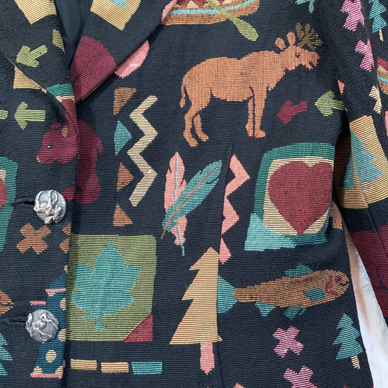 Vintage Deborah Murray Tapestry Jacket Size M - Etsy