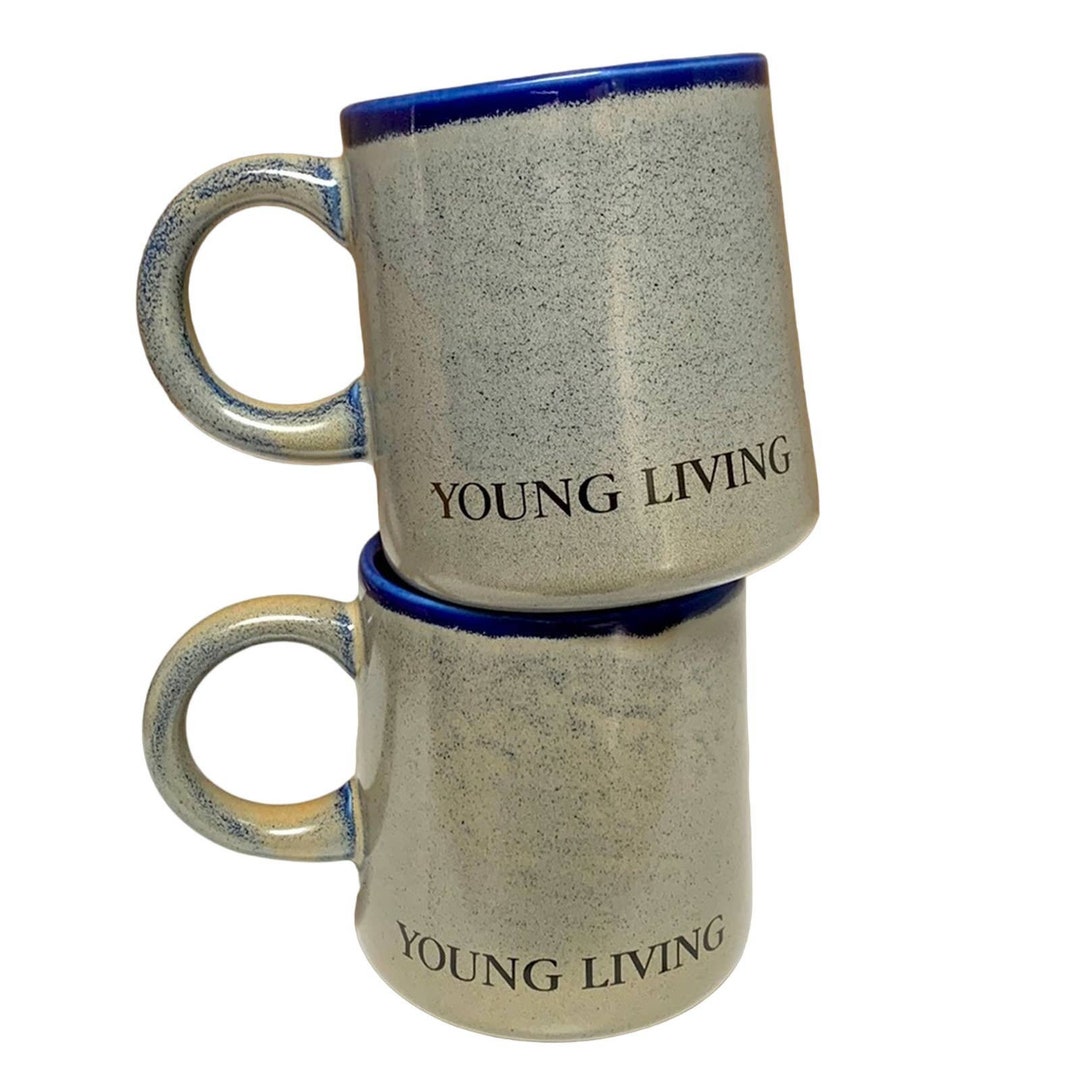 New Young Living Stoneware Mugs 10oz Set of 2 - Etsy