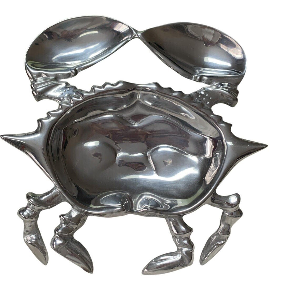 Wilton Armetale Metal Giant Crab Dish #356161 Cook Grill Chill Serve ...