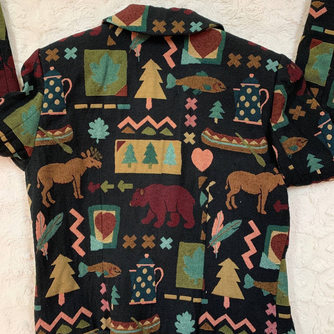 Vintage Deborah Murray Tapestry Jacket Size M - Etsy