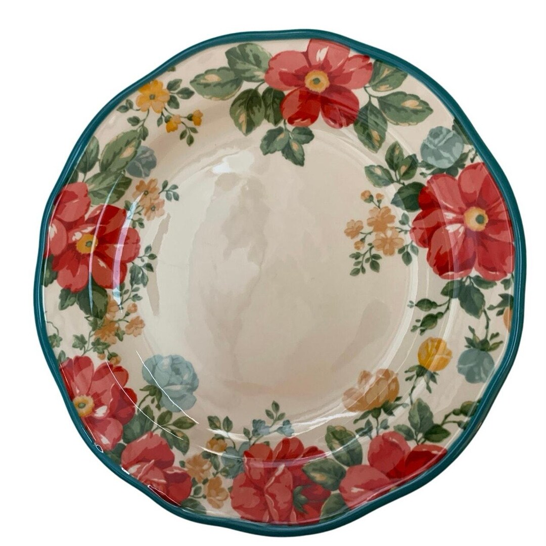 The Pioneer Woman Floral Cottage Core Dinner Plate - Etsy