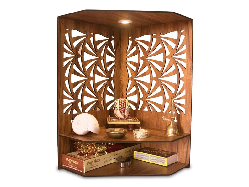 Home and Office Wall Decor Temple Wooden Pooja Stand Puja Mandir - Etsy