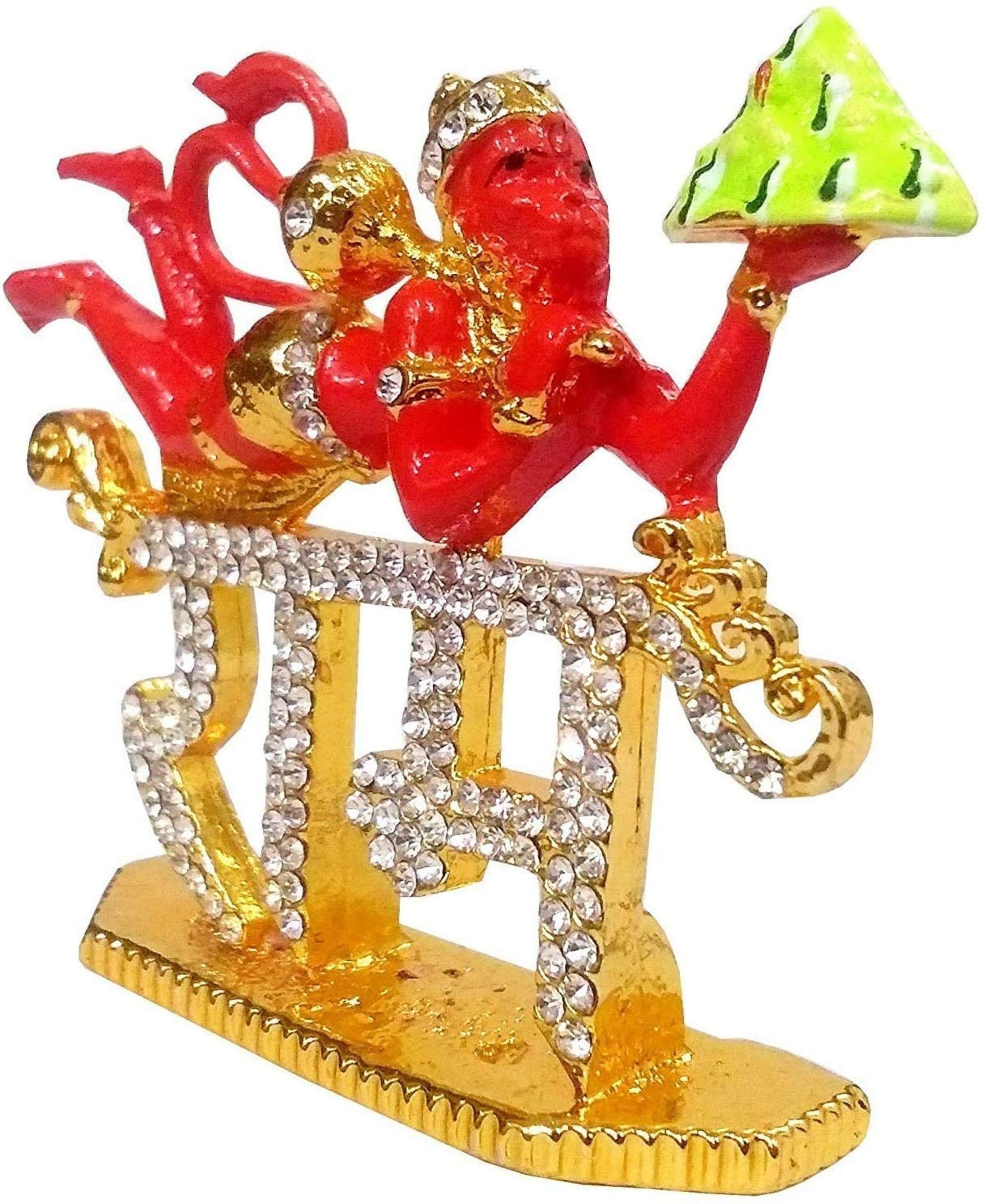 Hindu God Decor Flying Lord Hanuman Temple Pooja Idol - Etsy