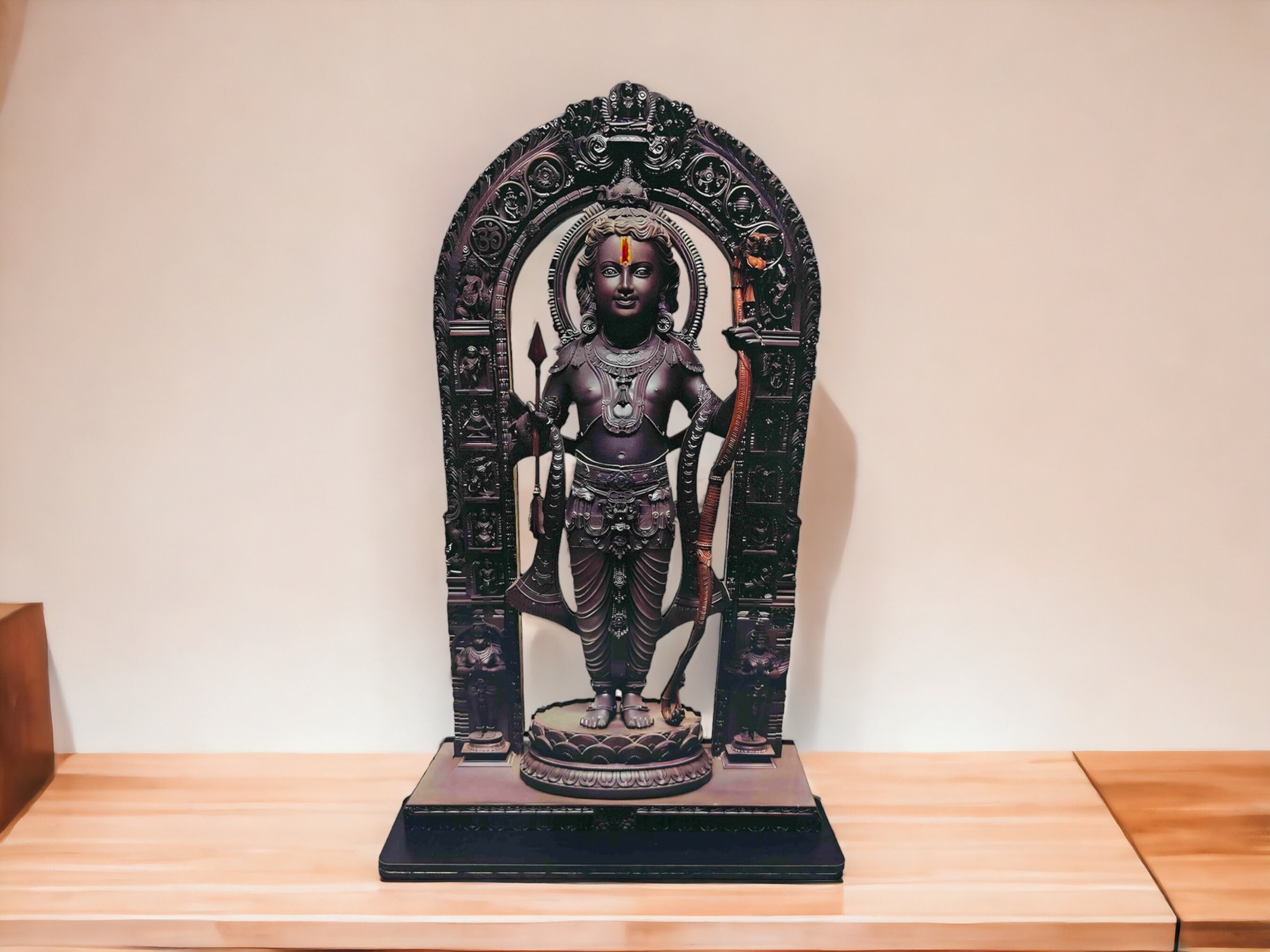 Home Decor Ram Lalla Ayodhya Mandir Figurine Religious Statue - Etsy