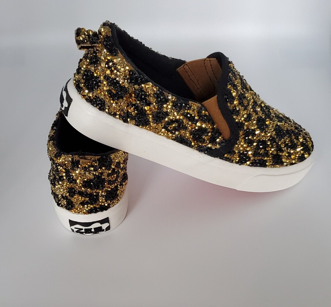 Customized Rhinestone Sneakers - Etsy