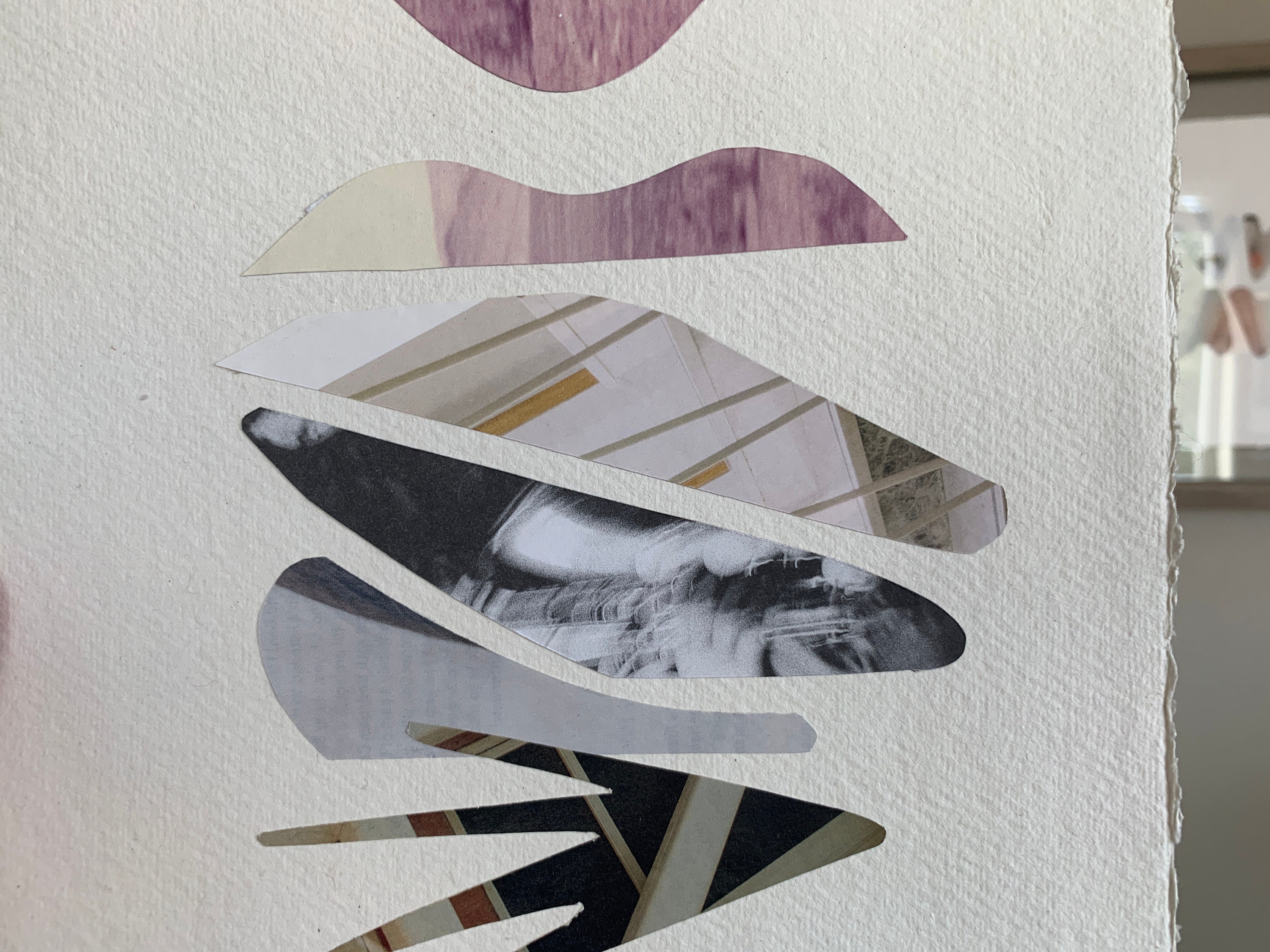 Original Fine Art Collage overlap 003 8.5x12 - Etsy Canada