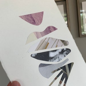 Original Fine Art Collage overlap 003 8.5x12 - Etsy Canada