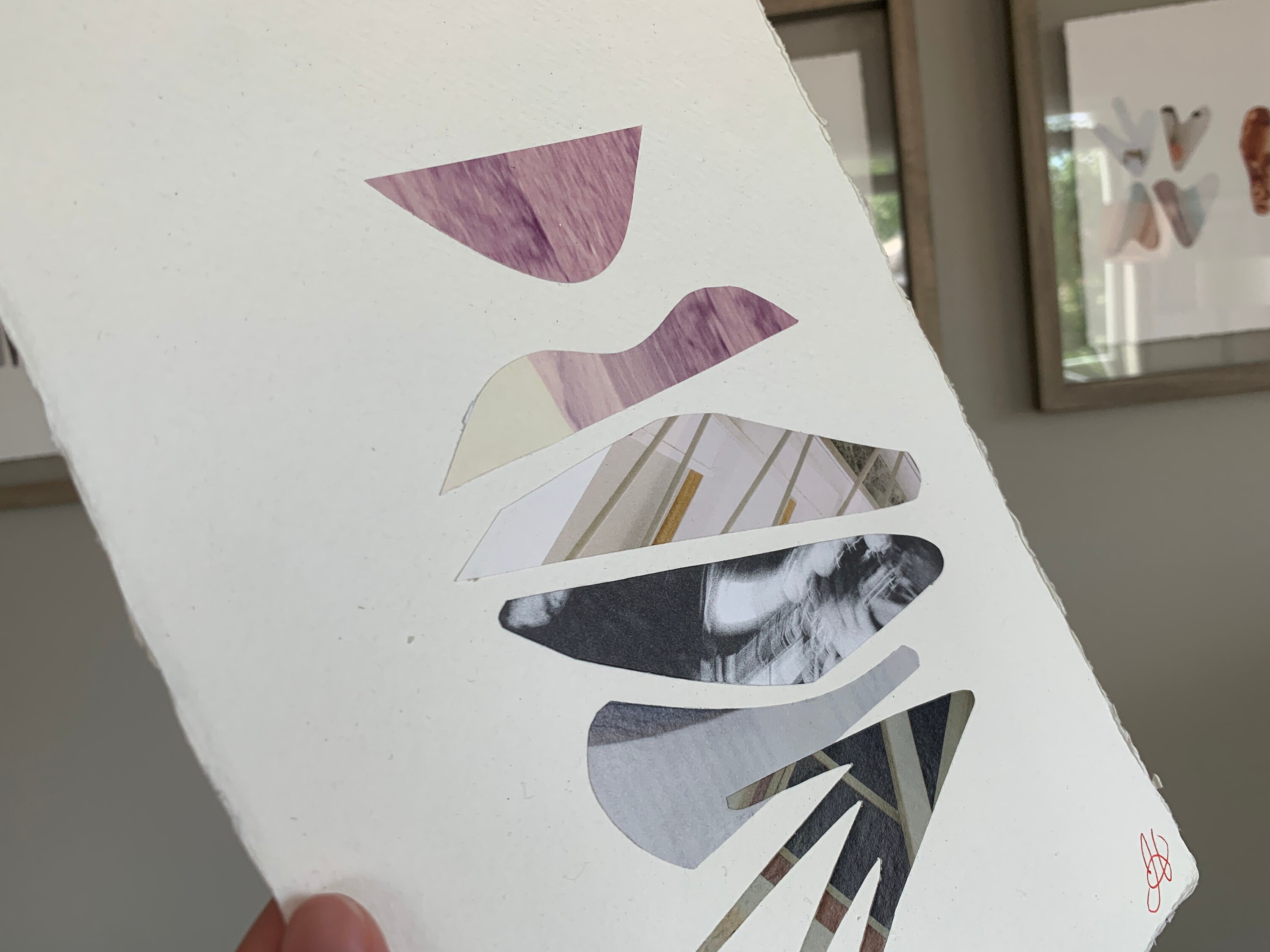 Original Fine Art Collage overlap 003 8.5x12 - Etsy Canada