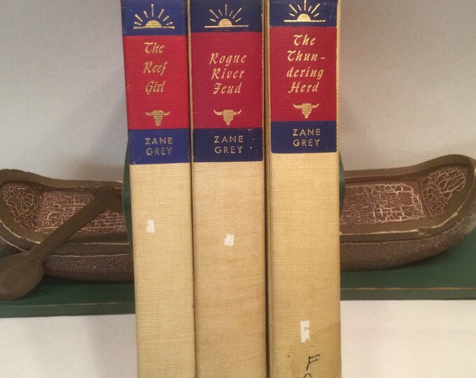Zane Grey the Thundering Herd Rogue River Feud the Reef Girl Walter ...