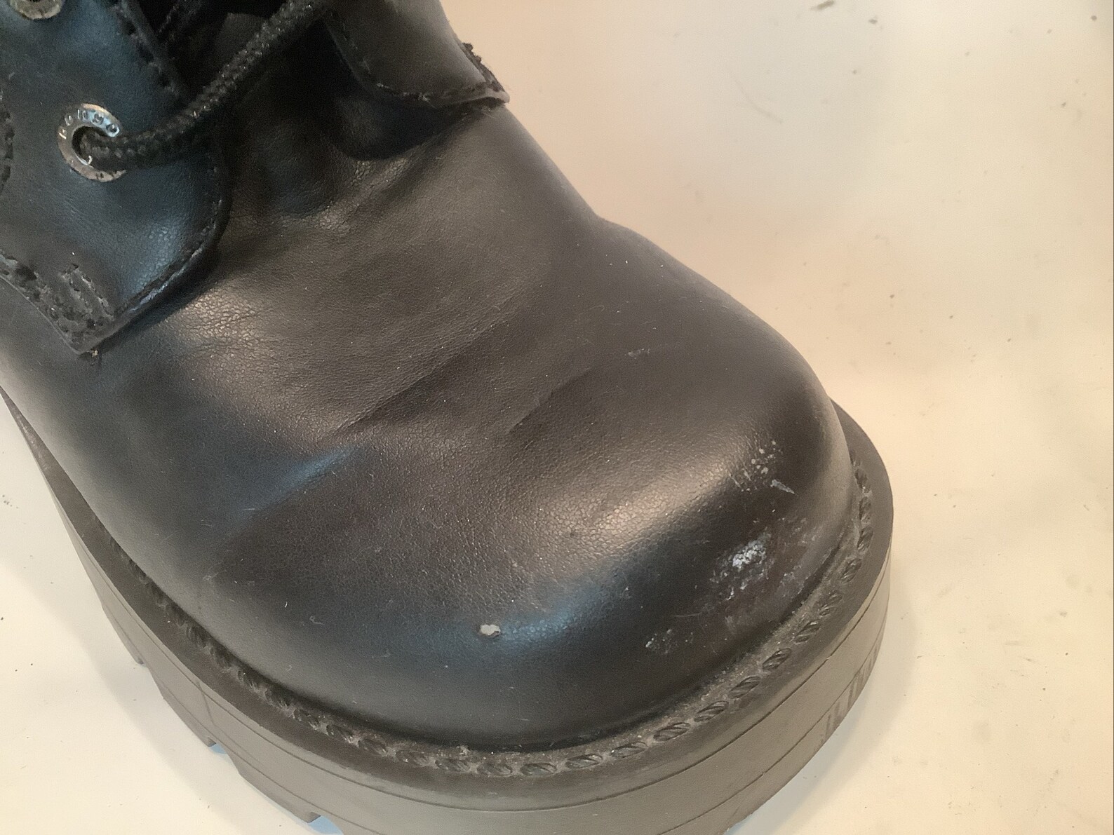 Y2K 00s BONGO Tall Laced Boot Chunky Goth Combat Women's Size 6M Black ...